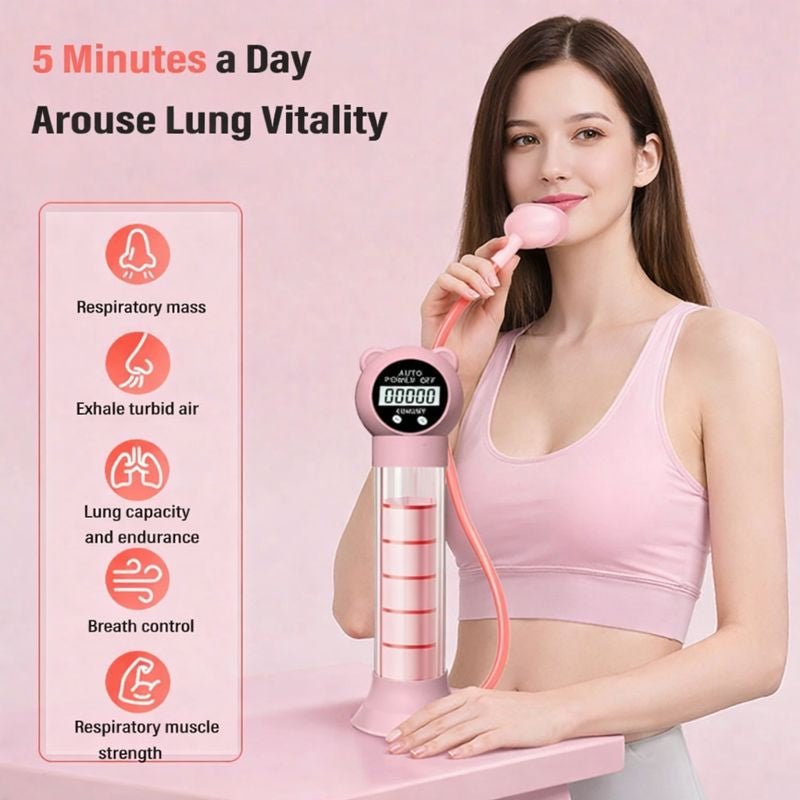 Breathing Trainer for Lung Capacity & Respiratory Muscle Training ...